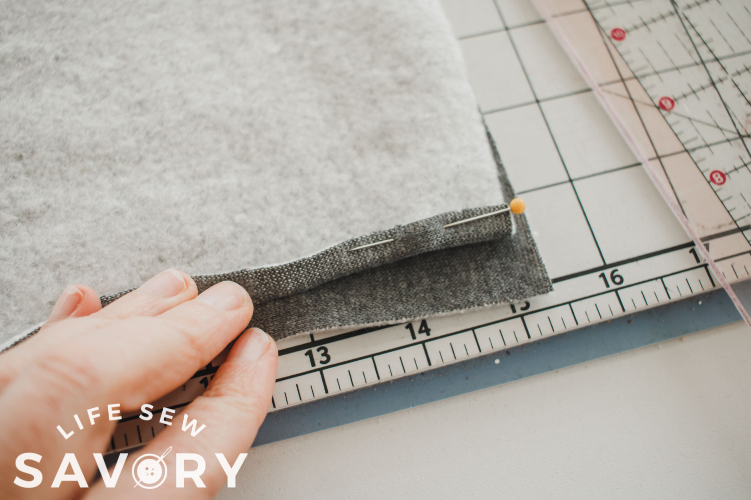 How to sew a drawstring bag/Cinch Sack - Life Sew Savory
