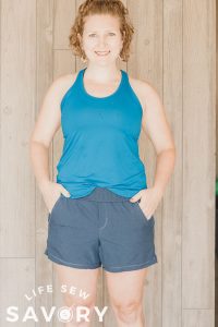 Athletic shorts free sewing pattern - Life Sew Savory