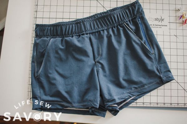 Athletic shorts free sewing pattern - Life Sew Savory