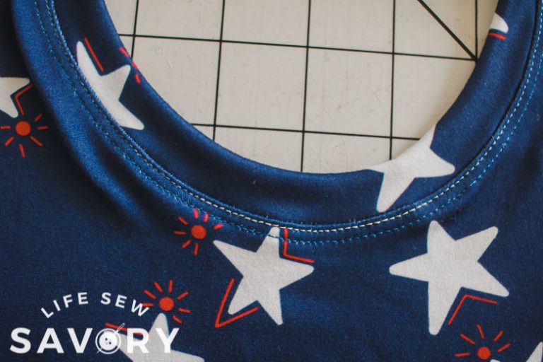 how to sew a neckline- band vs binding - Life Sew Savory