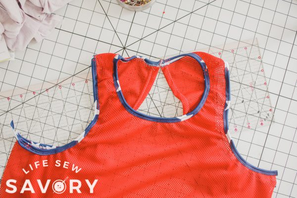 Open Back Sports Tank Free Sewing Pattern - Life Sew Savory