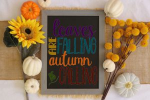 Fall Sign Free SVG Files - Life Sew Savory