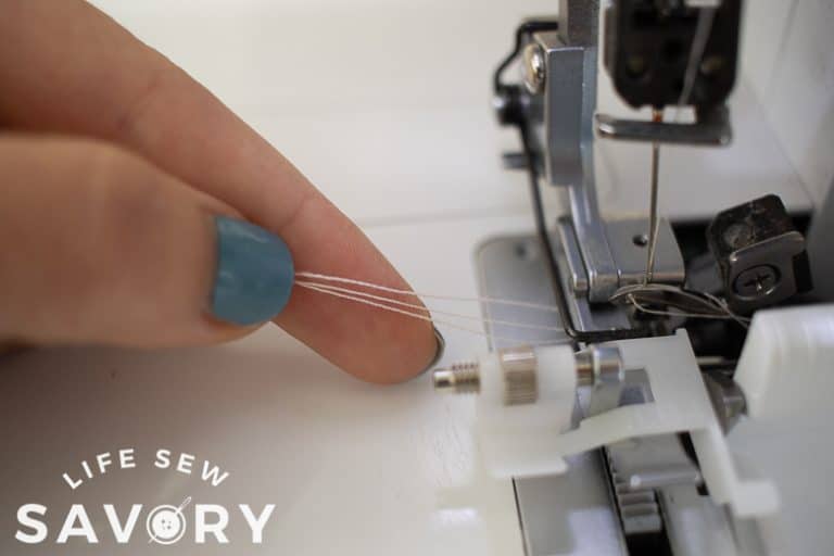 How to flatlock with a serger sewing machine - Life Sew Savory