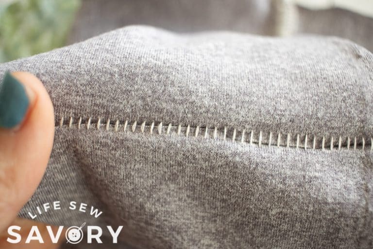 How to flatlock with a serger sewing machine - Life Sew Savory