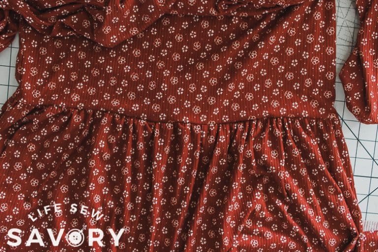 Fall dress sewing tutorial - Life Sew Savory