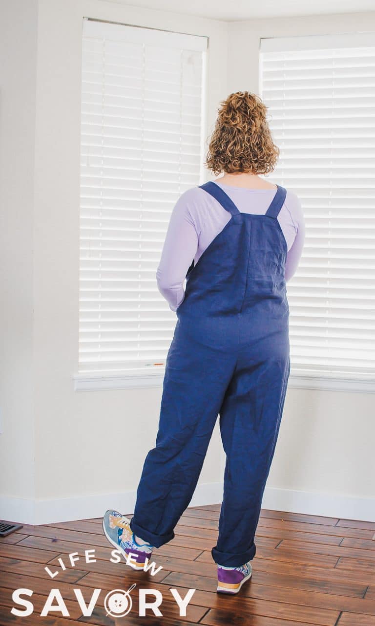 Womens full length jumpsuit free pattern - Life Sew Savory