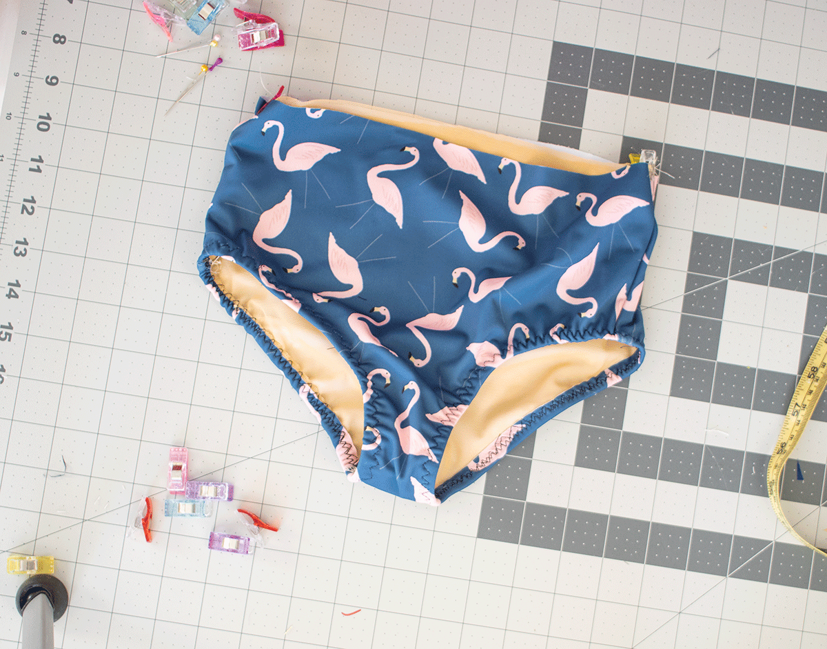 How to Sew Swimsuit Elastic - Life Sew Savory