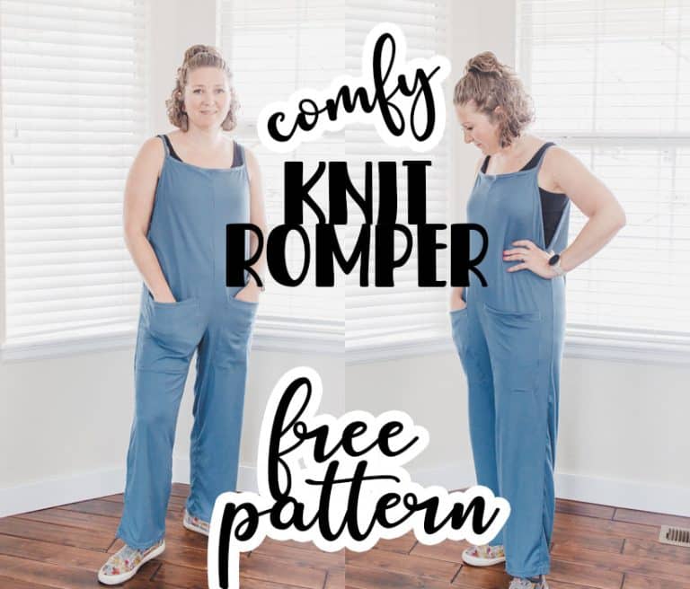 Tank Romper free pattern size 4-16Y - Life Sew Savory