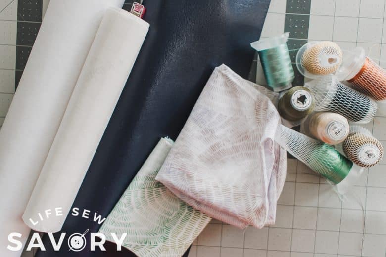 Pleather/Fabric Basket DIY tutorial - Life Sew Savory
