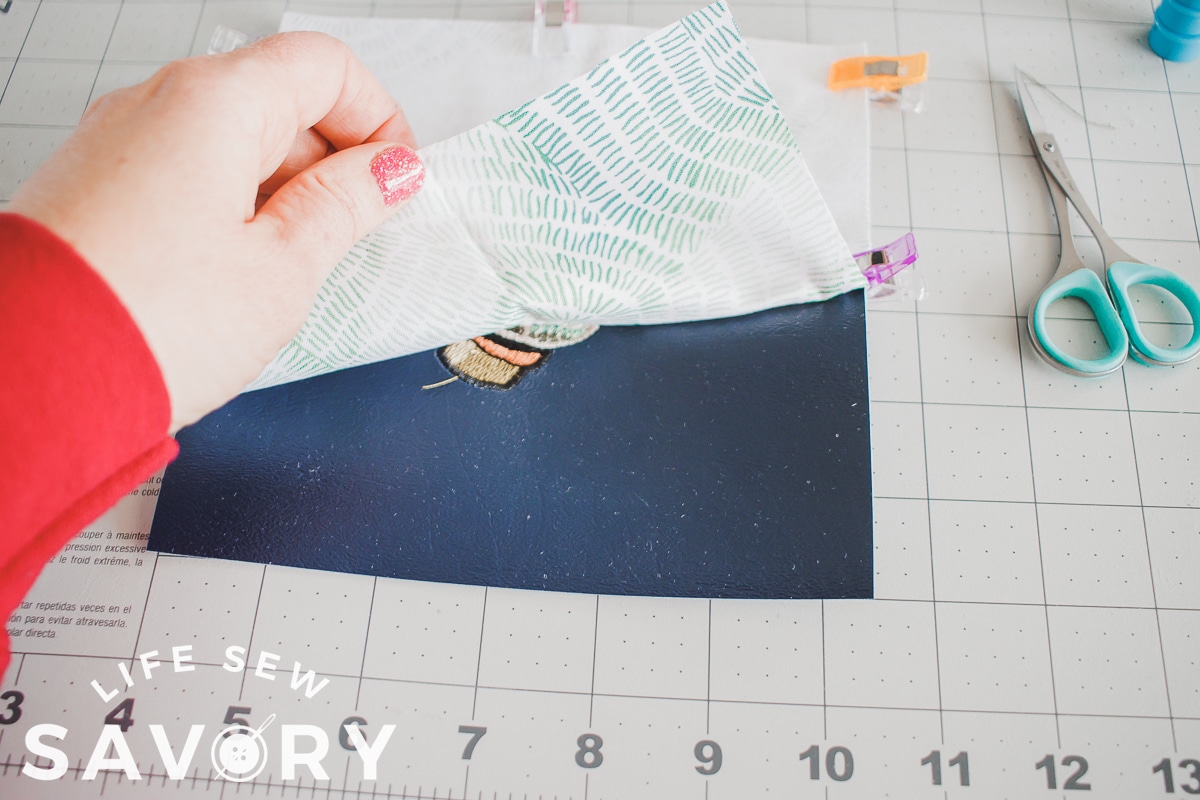Pleather/Fabric Basket DIY tutorial - Life Sew Savory