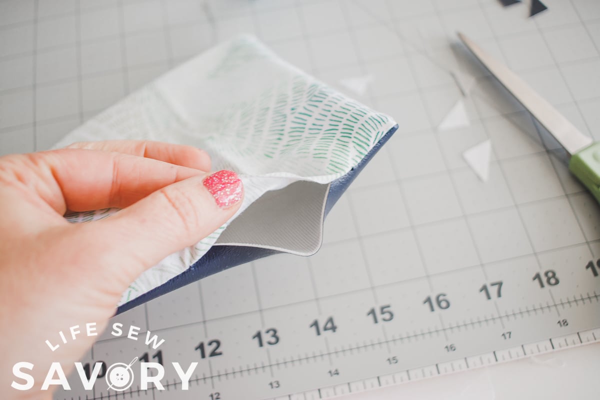 Pleather/Fabric Basket DIY tutorial - Life Sew Savory