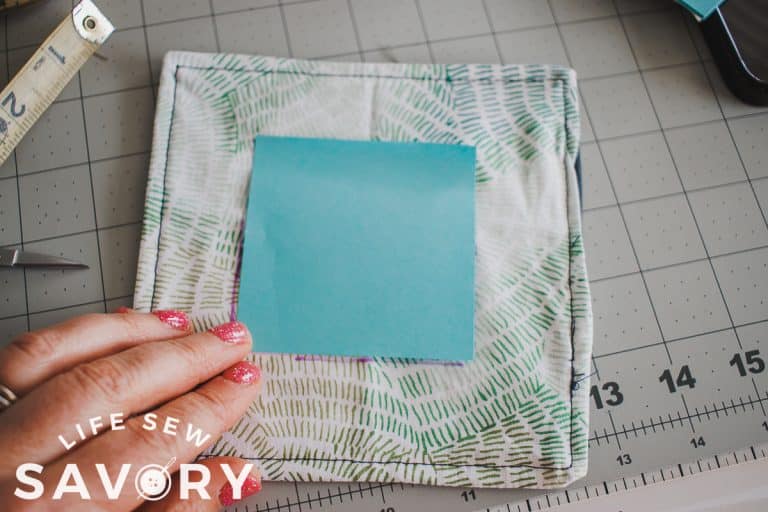 Pleather/Fabric Basket DIY tutorial - Life Sew Savory