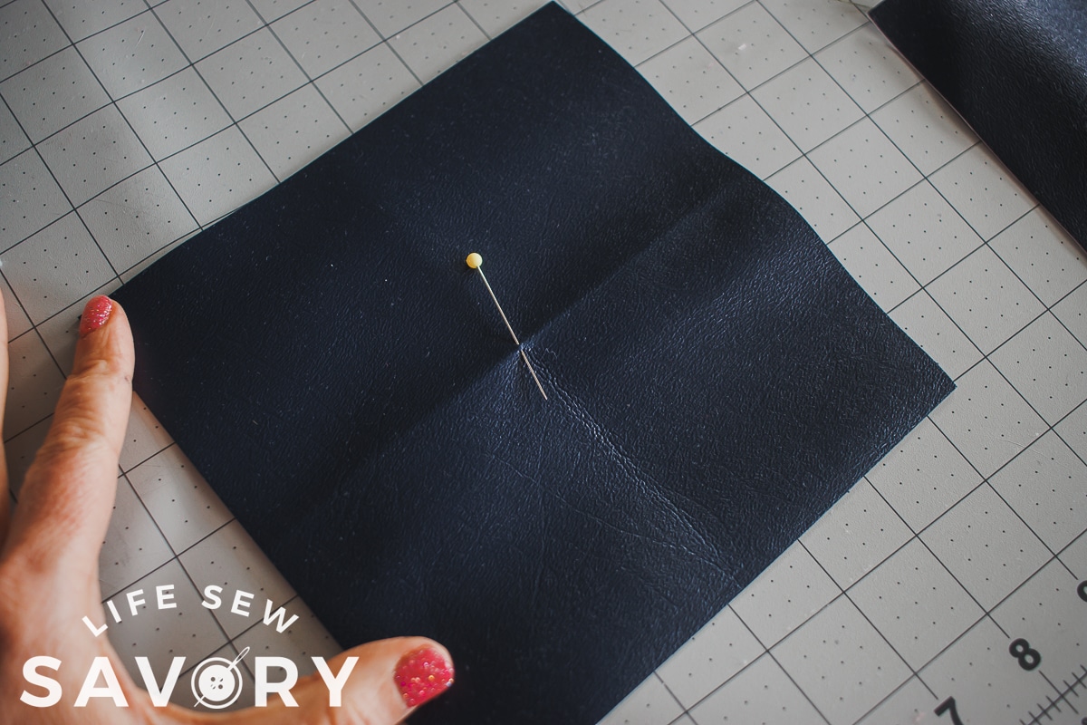 Pleather/Fabric Basket DIY tutorial - Life Sew Savory