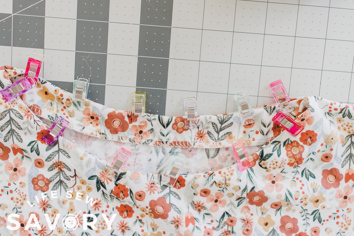 How to create a neck facing for sewing - Life Sew Savory