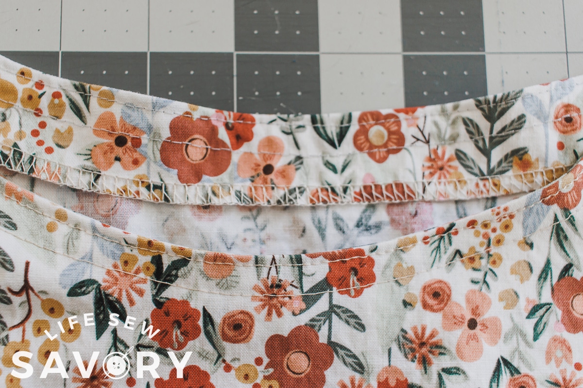 How to create a neck facing for sewing - Life Sew Savory