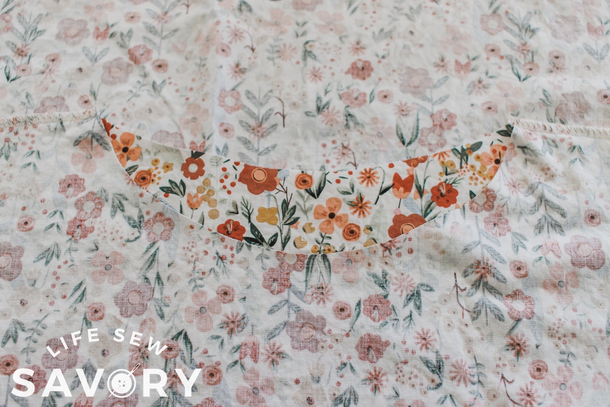 How to create a neck facing for sewing - Life Sew Savory