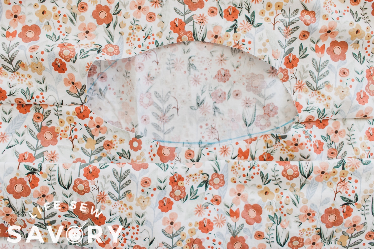 How to create a neck facing for sewing - Life Sew Savory