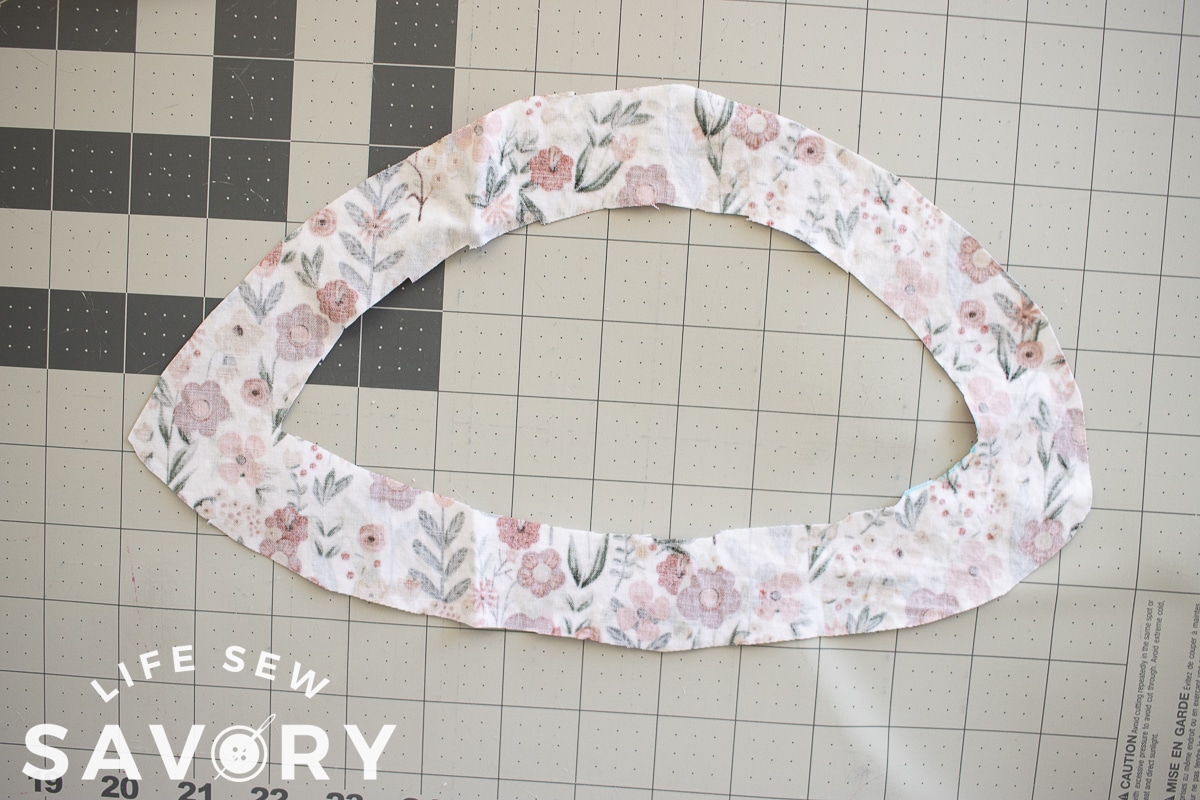 How to create a neck facing for sewing - Life Sew Savory