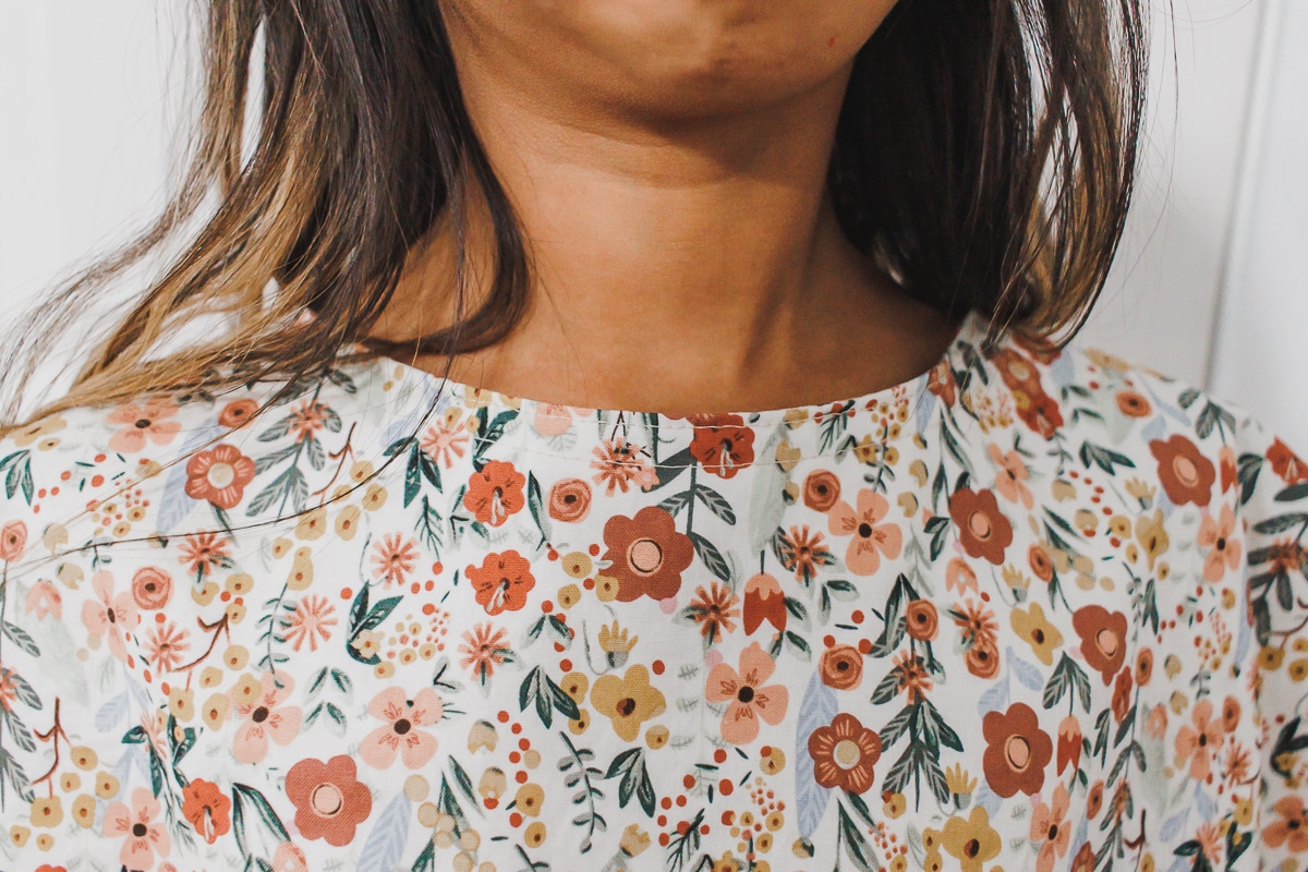 How to create a neck facing for sewing - Life Sew Savory