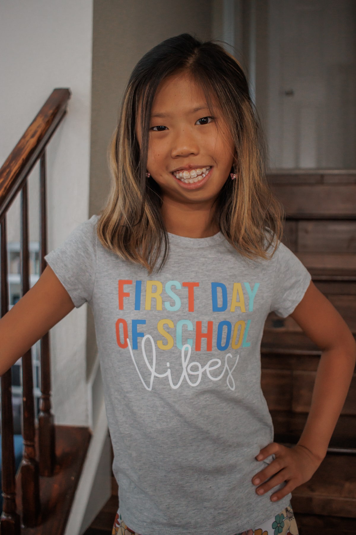 DIY first day of school shirt {free cut file} - Life Sew Savory