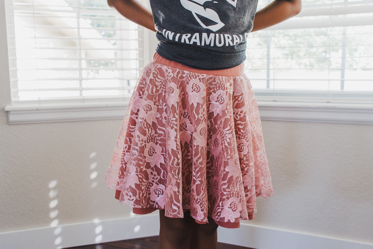 Double Layer Circle Skirt tutorial - Life Sew Savory