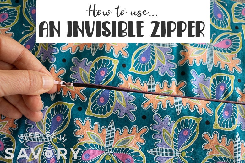 How to sew an Invisible Zipper - Life Sew Savory