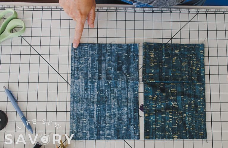 How to Sew a Notebook Cover - tutorial - Life Sew Savory