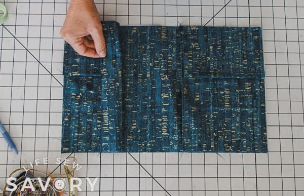 How to Sew a Notebook Cover - tutorial - Life Sew Savory