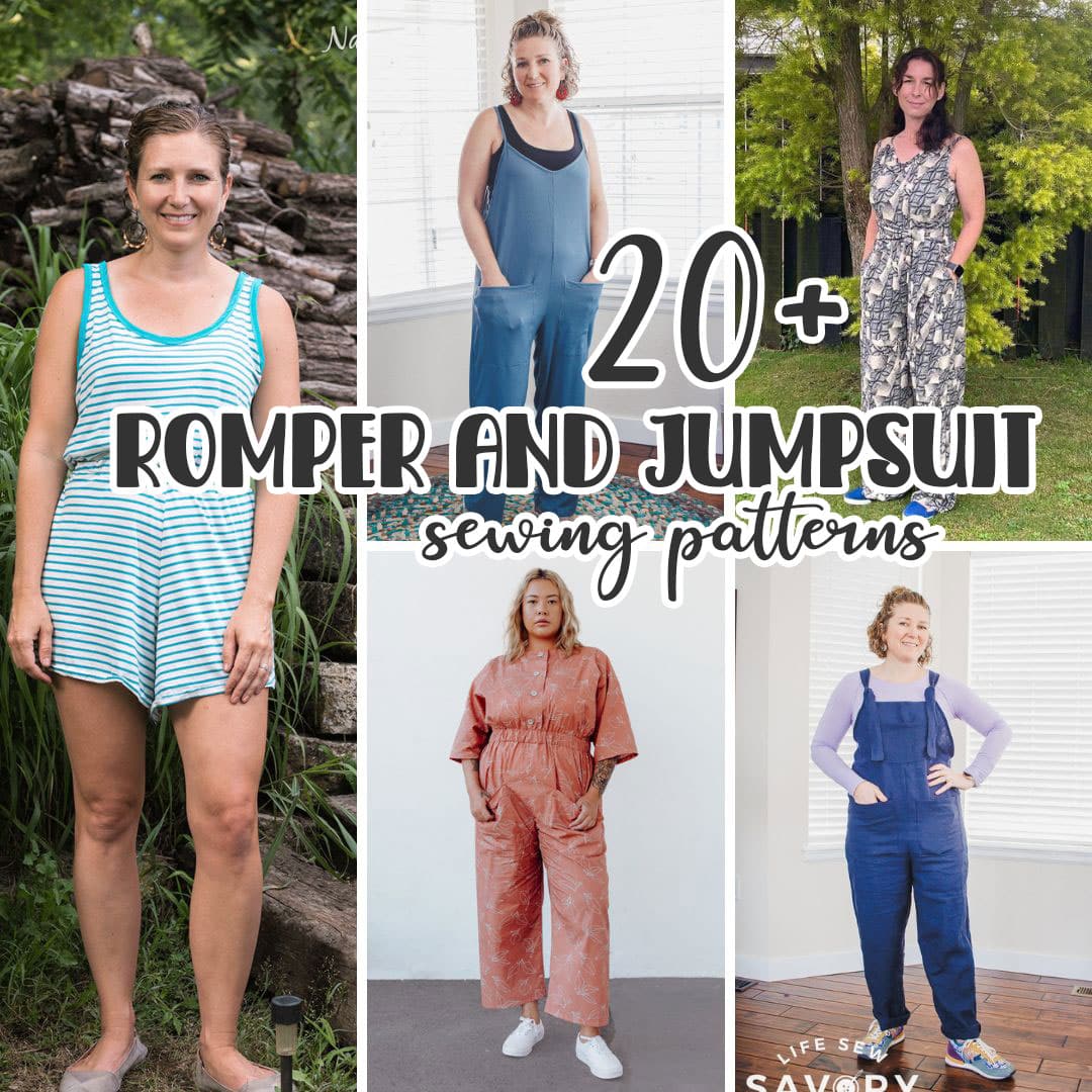 Sewing Patterns- Womens rompers and jumpsuits - Life Sew Savory