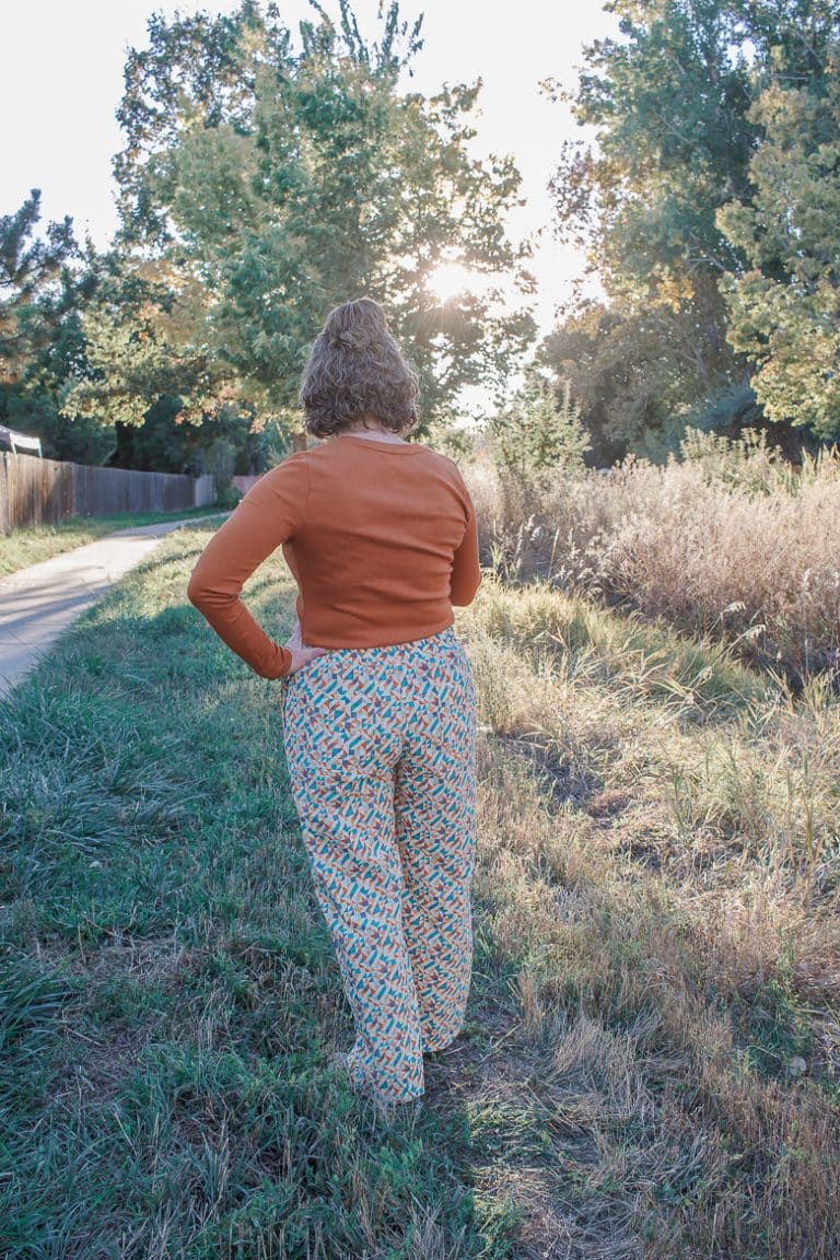 Womens Wide Leg Pants Free PDF pattern - Life Sew Savory
