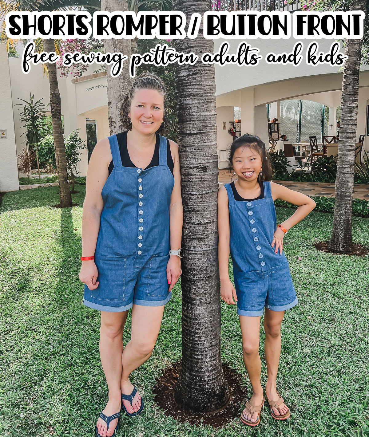 Tank Romper free pattern size 4-16Y - Life Sew Savory