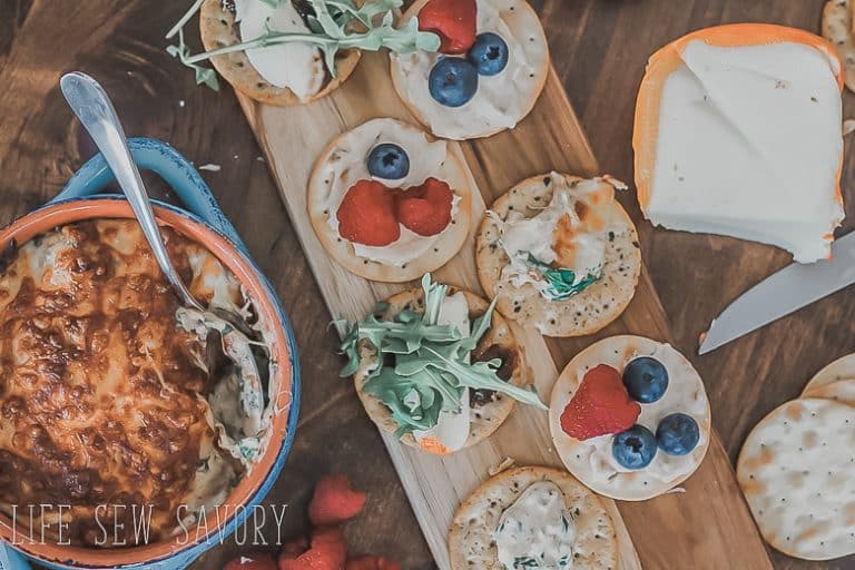 Cracker spread recipes - easy appetizers - Life Sew Savory