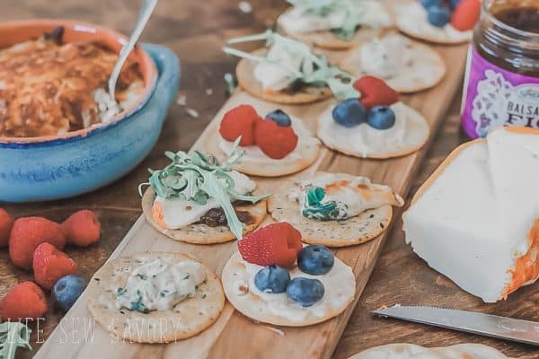 Cracker spread recipes - easy appetizers - Life Sew Savory