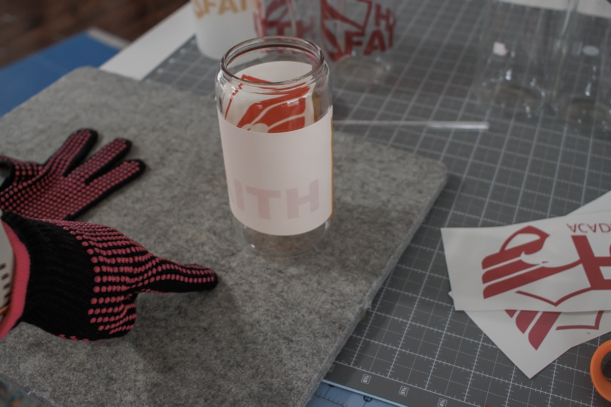 How to sublimate on glass cups - tutorial - Life Sew Savory
