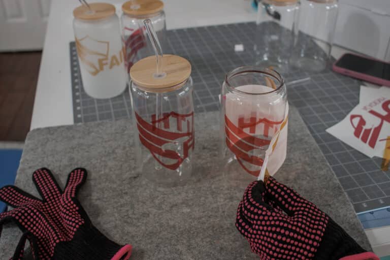 How to sublimate on glass cups - tutorial - Life Sew Savory