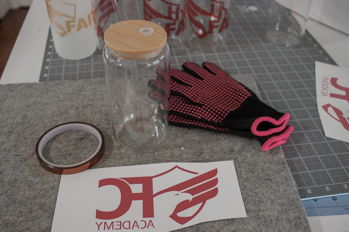How to sublimate on glass cups - tutorial - Life Sew Savory