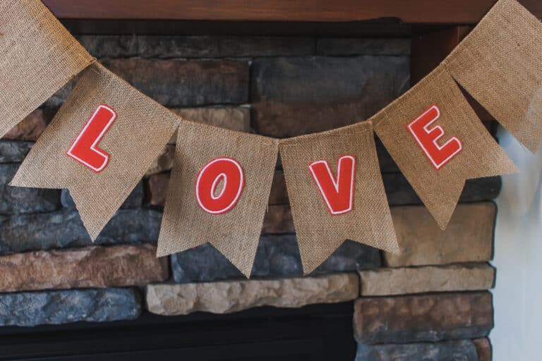 Machine embroidered bunting tutorial - Life Sew Savory