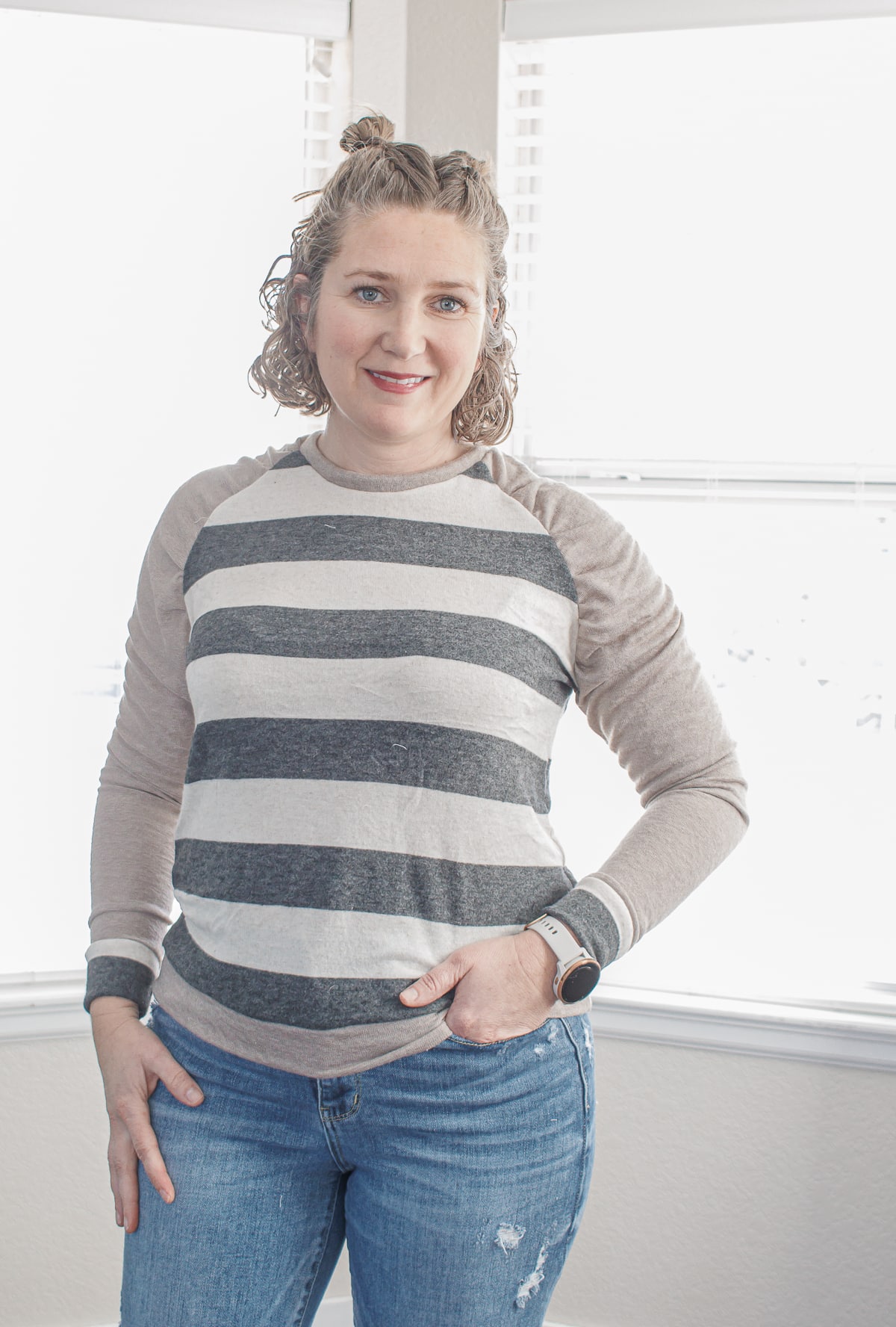 Gathered shoulder raglan tutorial - Life Sew Savory