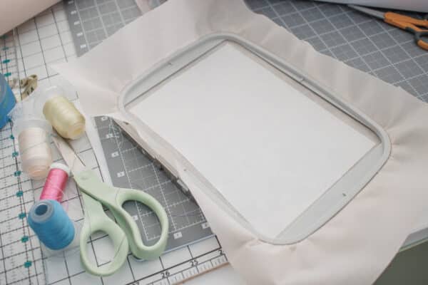 How to embroider on paper with your Embroidery Machine - Life Sew Savory