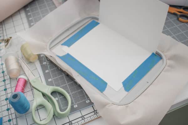 How to embroider on paper with your Embroidery Machine - Life Sew Savory