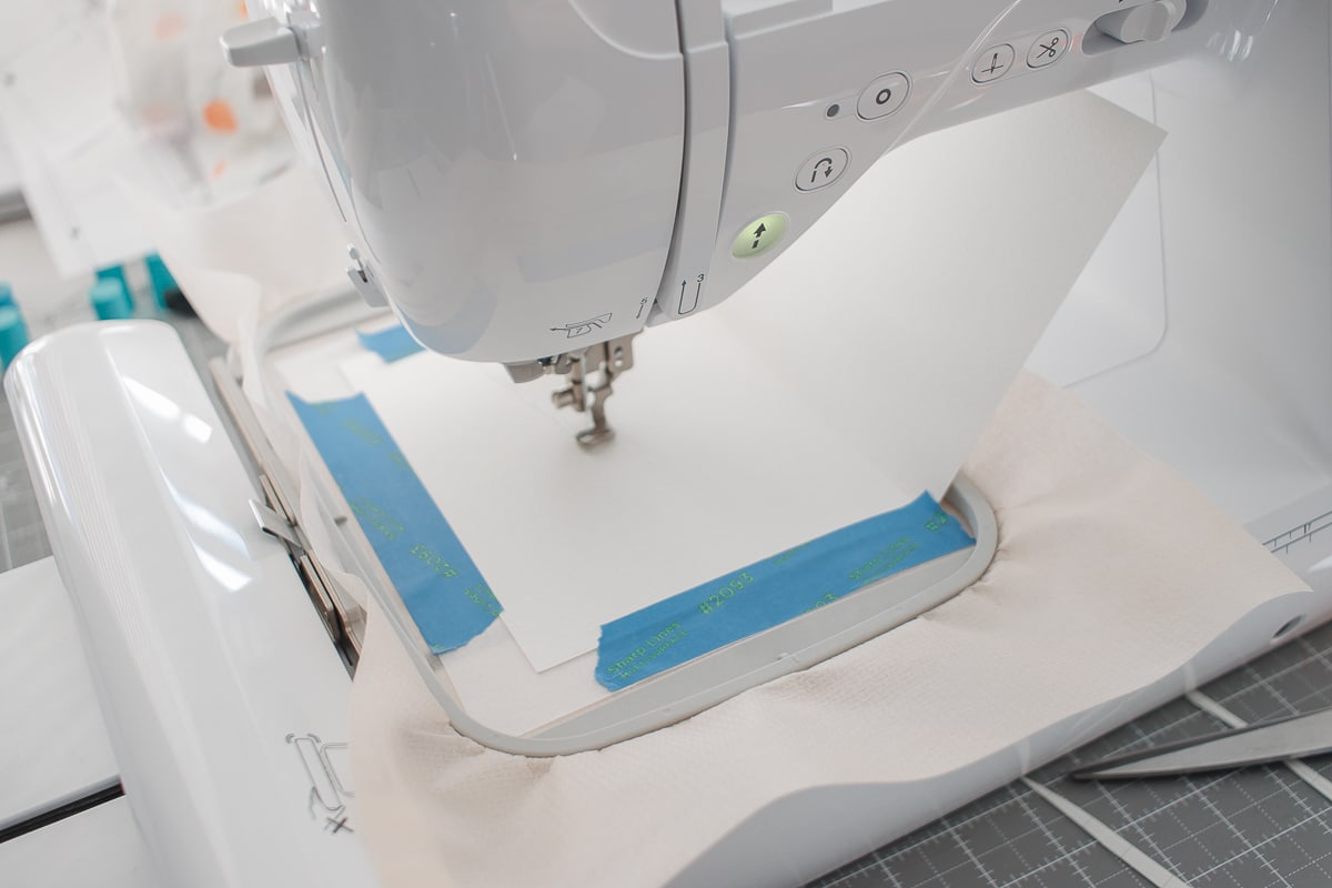 How to embroider on paper with your Embroidery Machine - Life Sew Savory