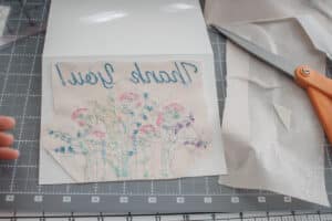 How to embroider on paper with your Embroidery Machine - Life Sew Savory