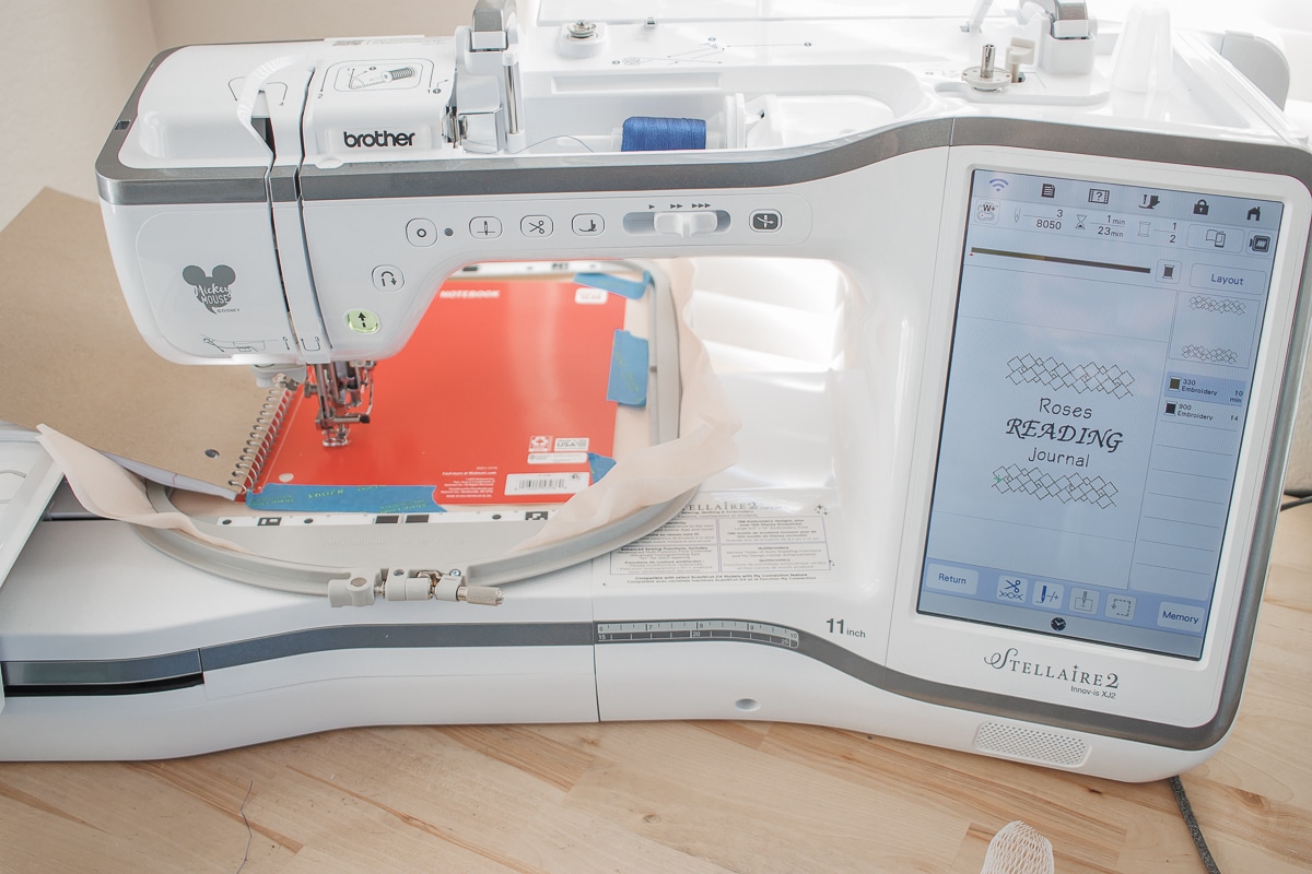 How to embroider on paper with your Embroidery Machine - Life Sew Savory