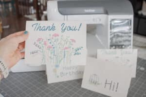 How to embroider on paper with your Embroidery Machine - Life Sew Savory