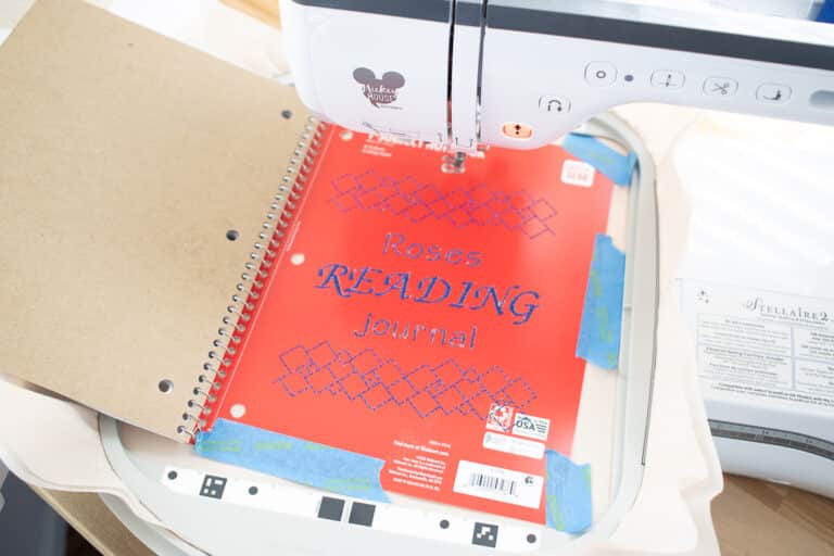 How to embroider on paper with your Embroidery Machine - Life Sew Savory