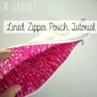 Free Zipper Pouch Patterns to sew - Life Sew Savory