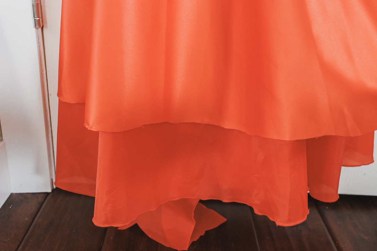 How to Hem a Prom Dress sewing tutorial - Life Sew Savory