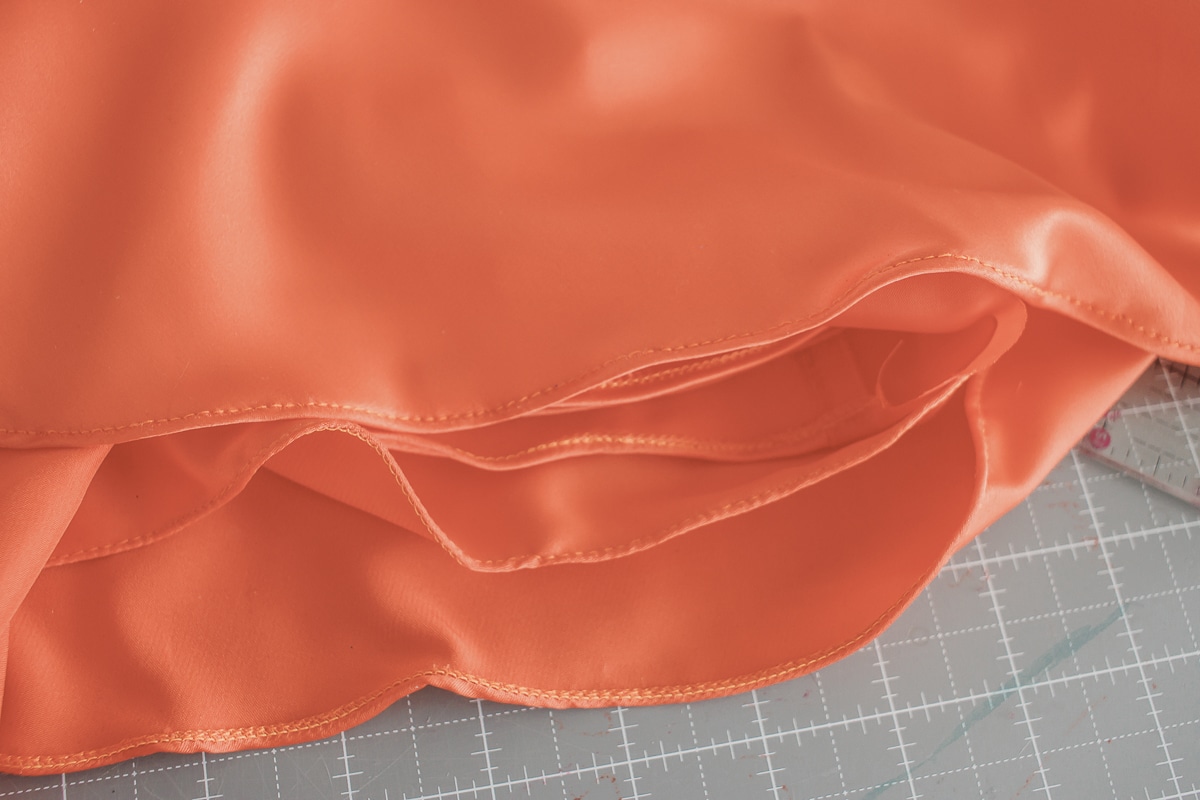 How to Hem a Prom Dress sewing tutorial - Life Sew Savory