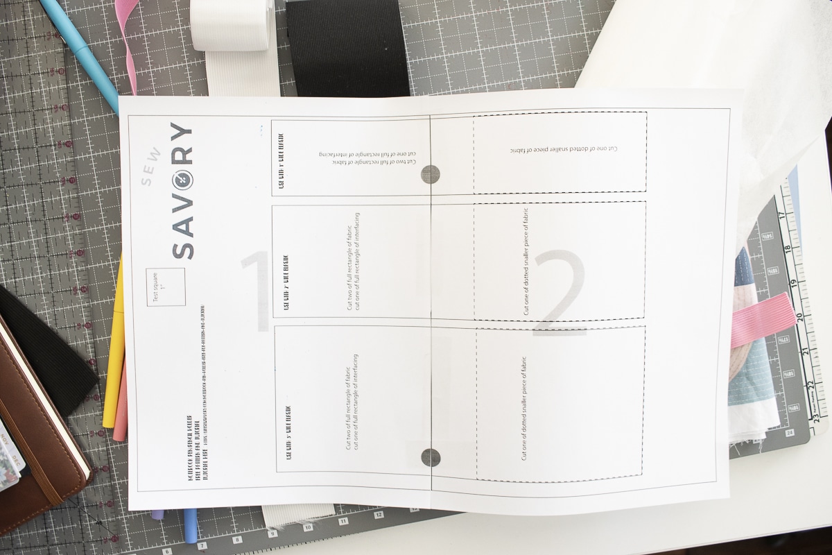 Notebook Pen holder free pdf pattern and tutorial - Life Sew Savory