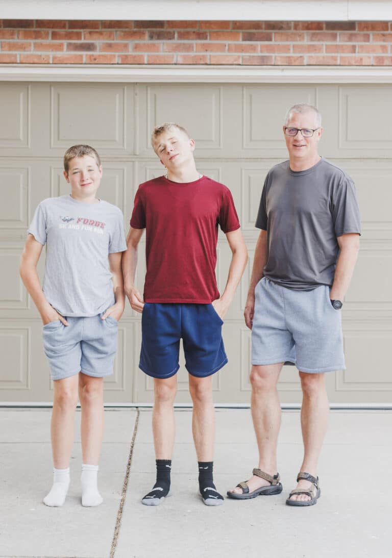 Mens knit shorts free sewing pattern - Life Sew Savory